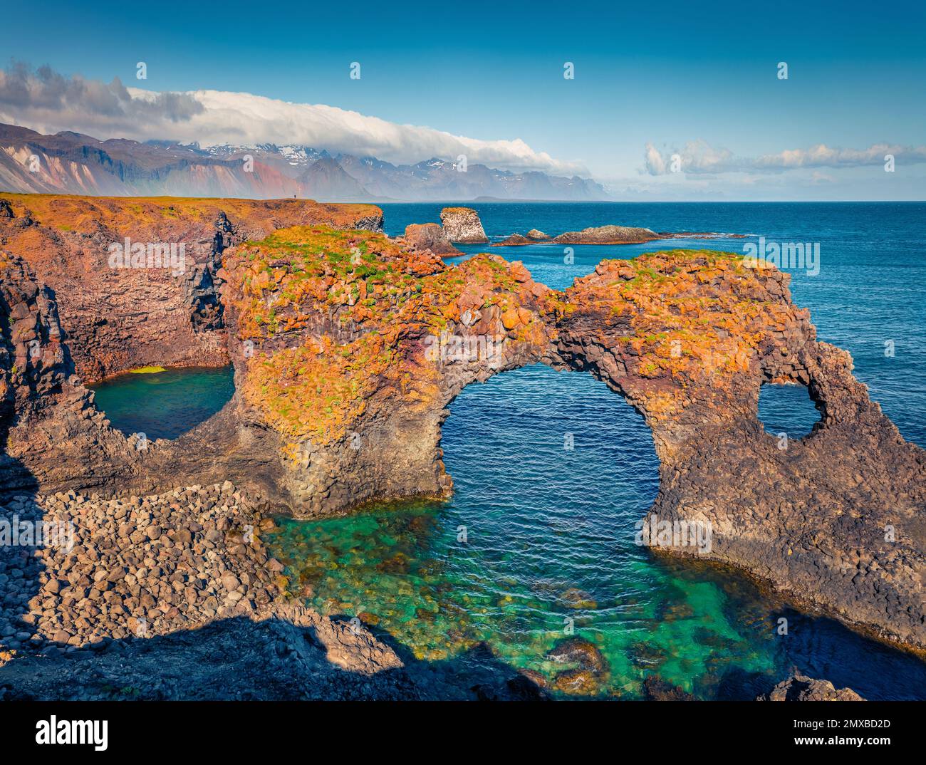 Exciting summer view of popular tourist destination - Gatklettur ...