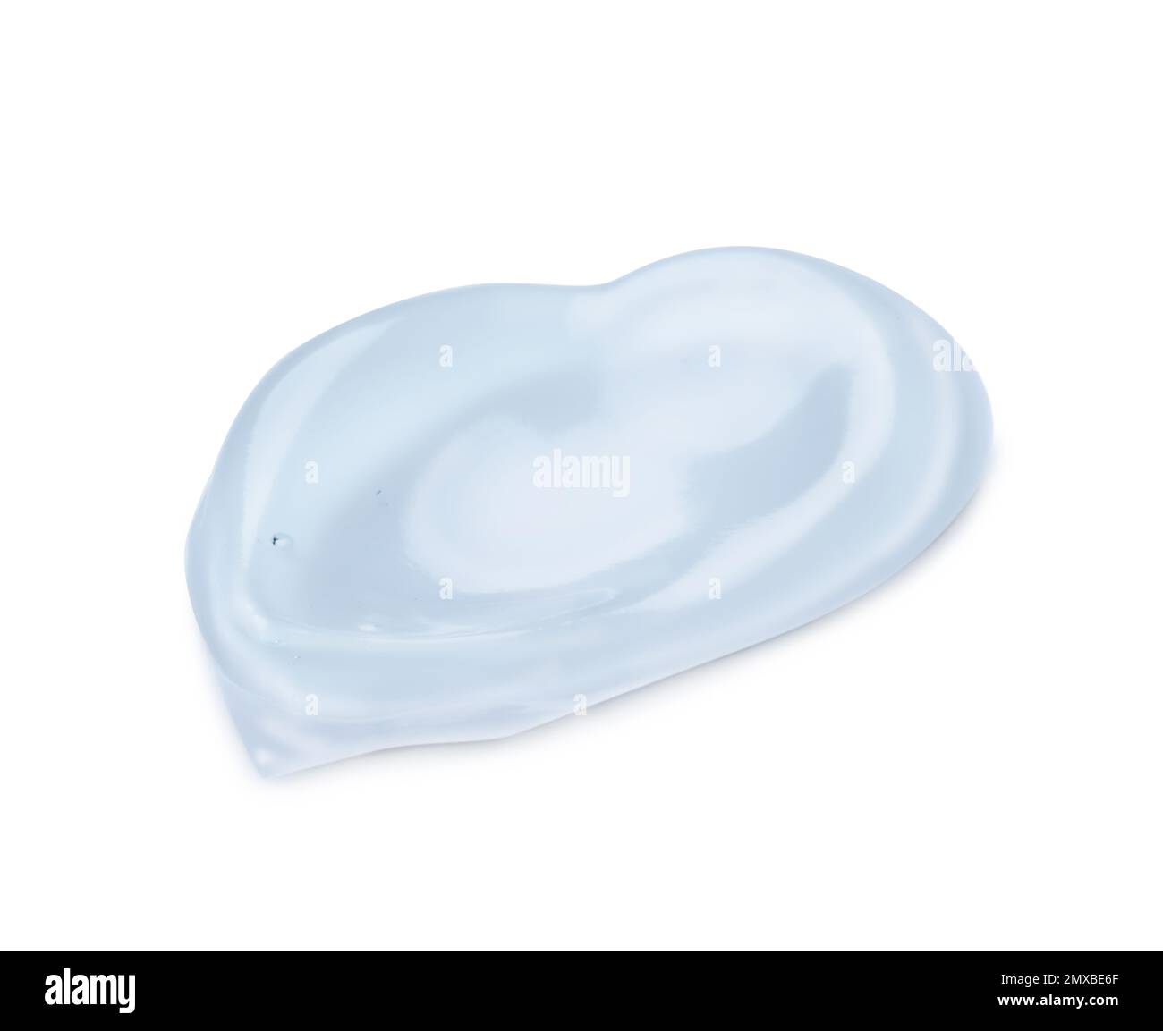 Sample of transparent cosmetic gel on white background Stock Photo - Alamy