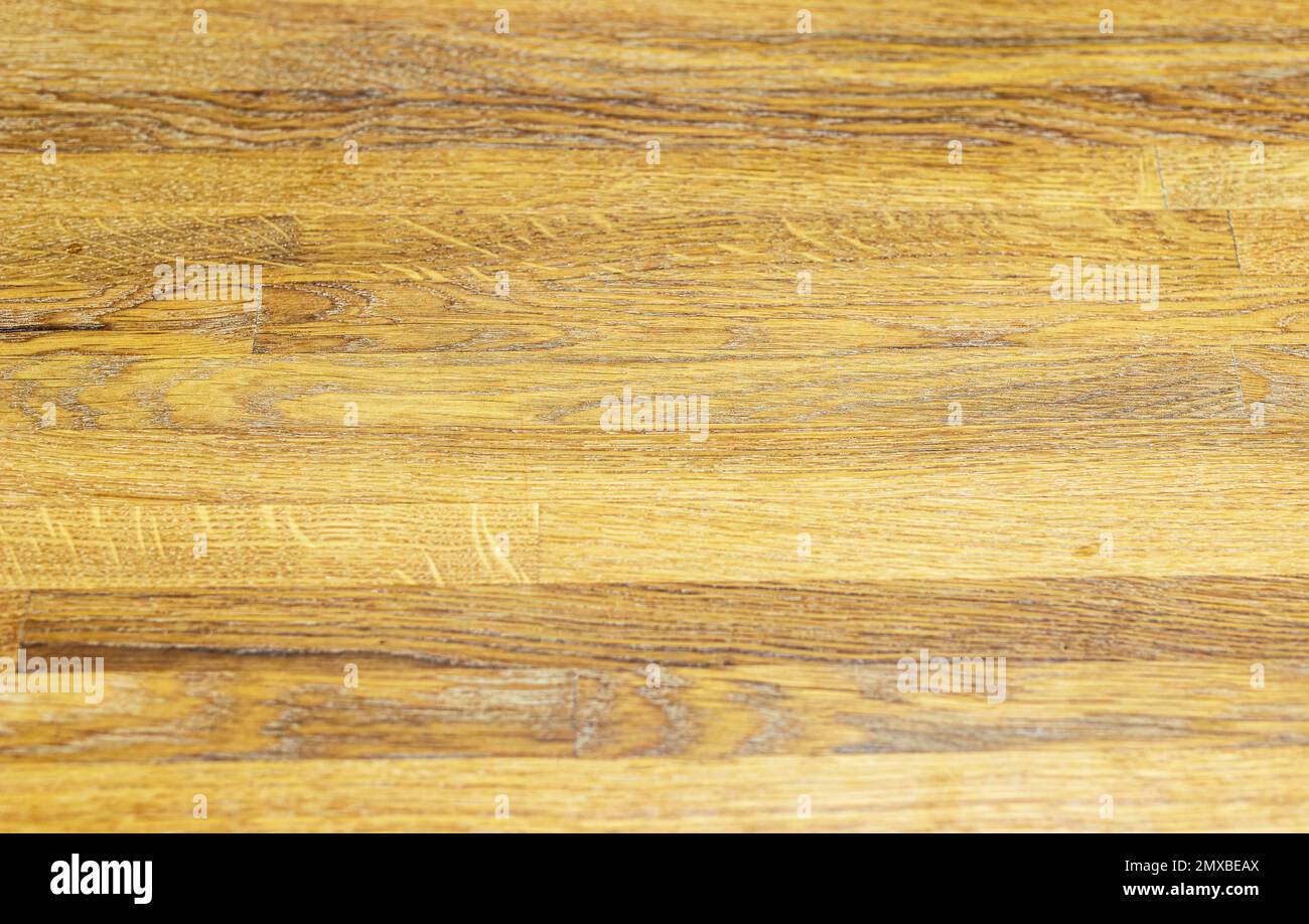 Wood desk background, wooden table backdrop texture of light natural ...