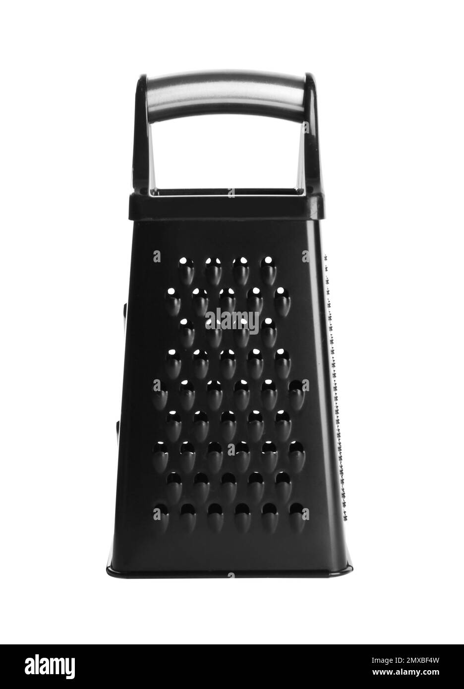 New black grater isolated on white. Cooking utensil Stock Photo - Alamy