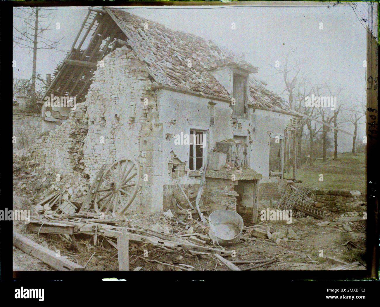 Home ruins front bombardment rubble habitat architecture first hi-res ...