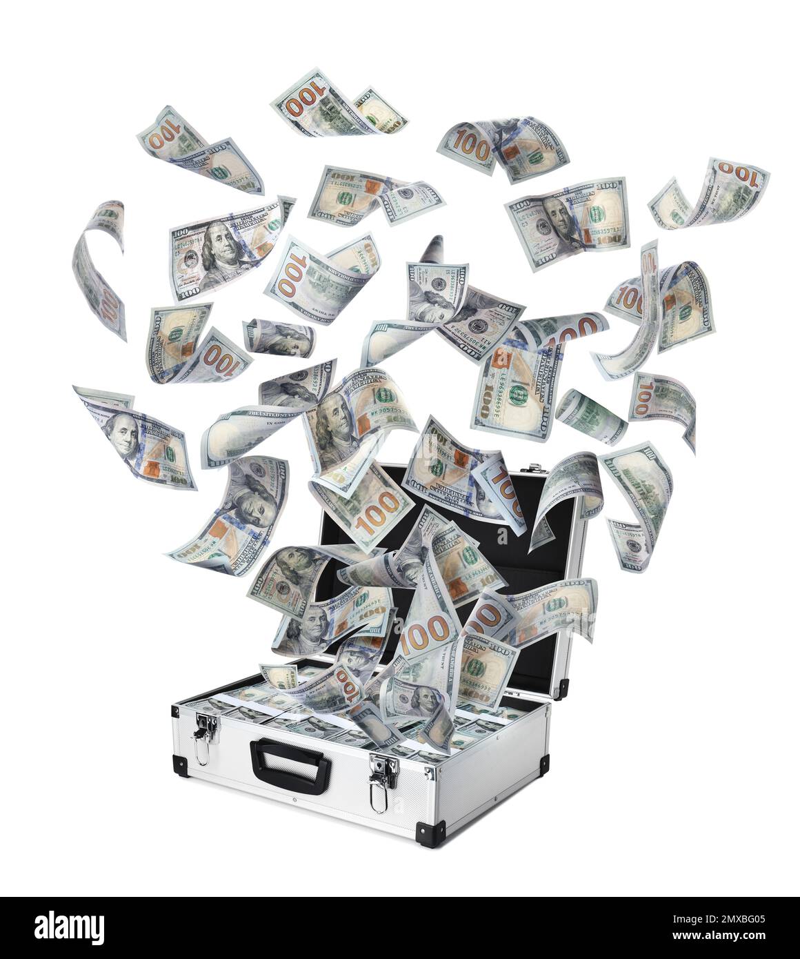 Briefcase full american dollars money hi-res stock photography and ...