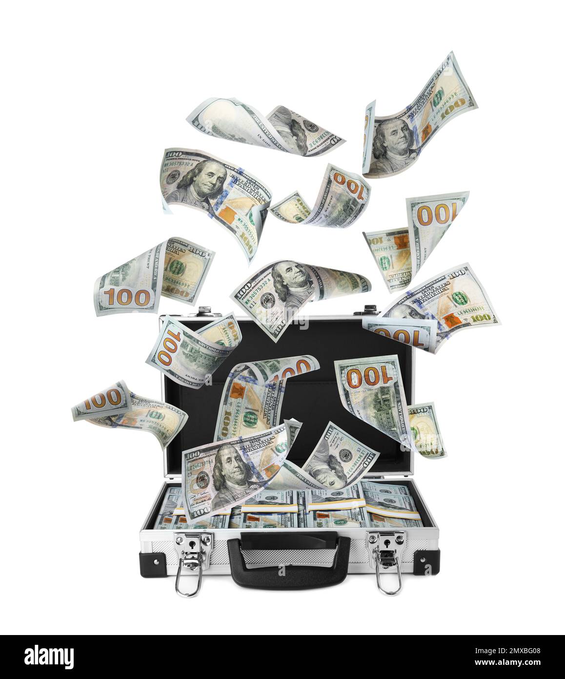 Briefcase full american dollars money hi-res stock photography and ...