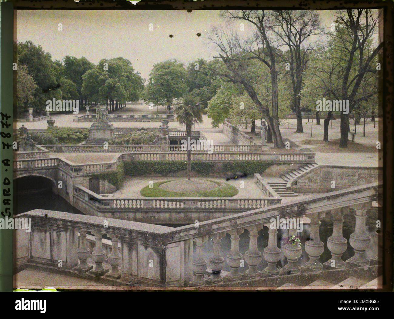 Nîmes, France Set of the Basins of the Fontaine Gardens , 1916 - French ...
