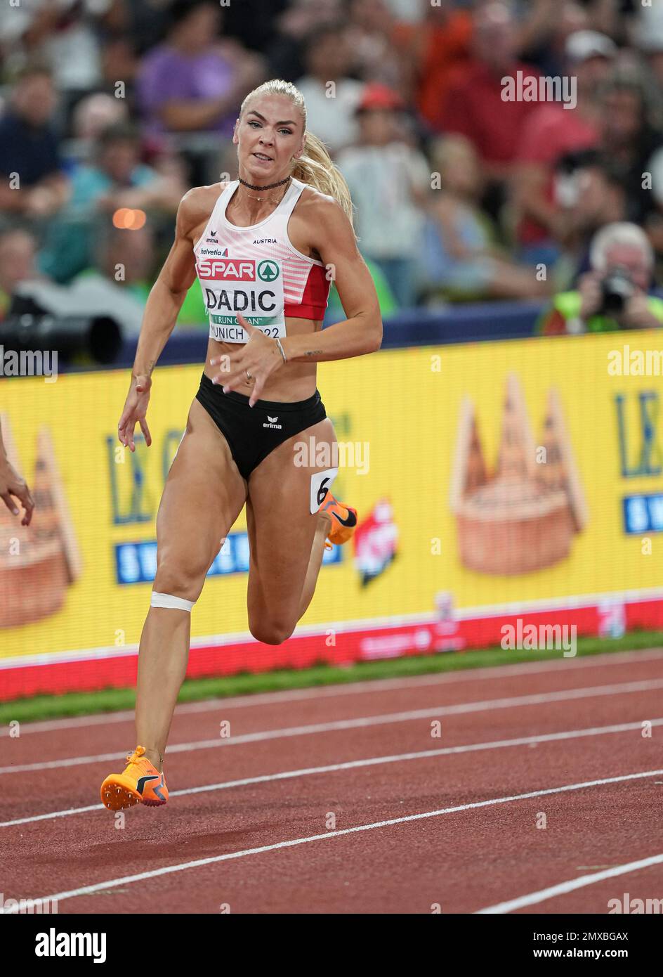 Ivona Dadic participating in the 200 meters of the European Athletics ...