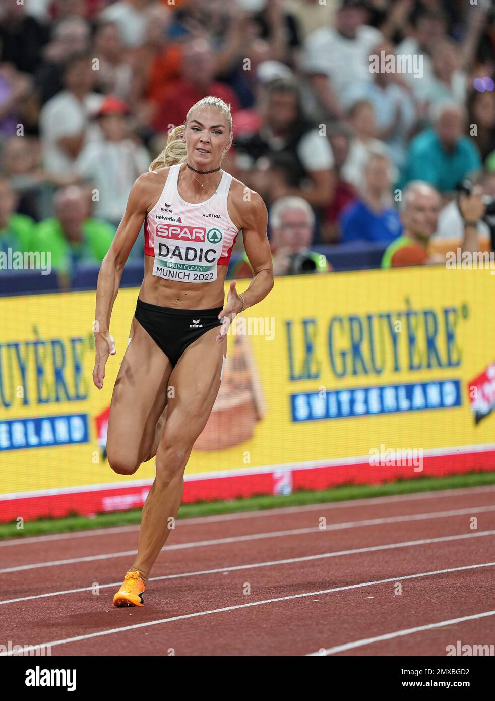 Ivona Dadic participating in the 200 meters of the European Athletics ...