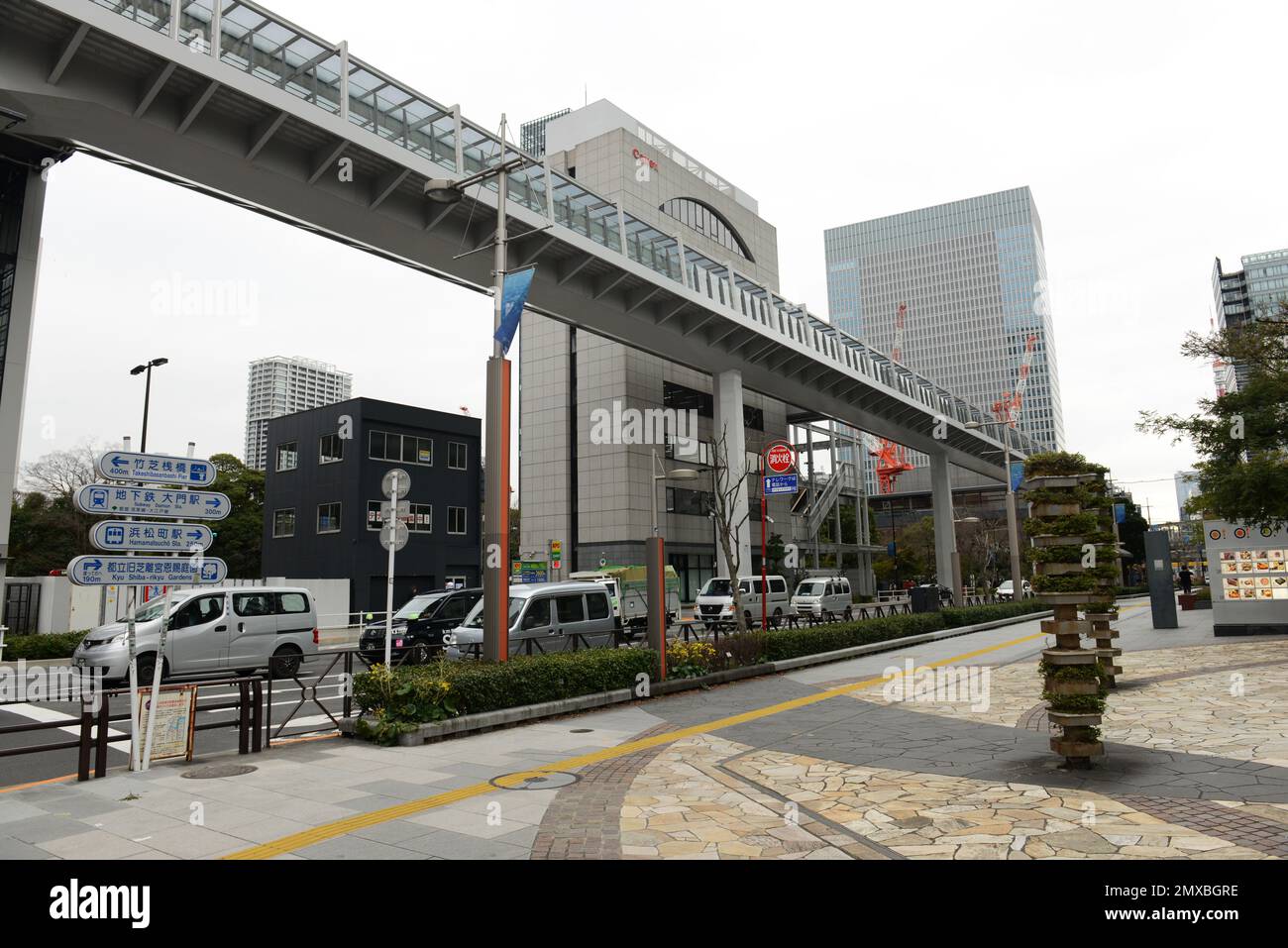 New Transit Yurikamome line connecting Shimbashi to Toyosu, via the ...
