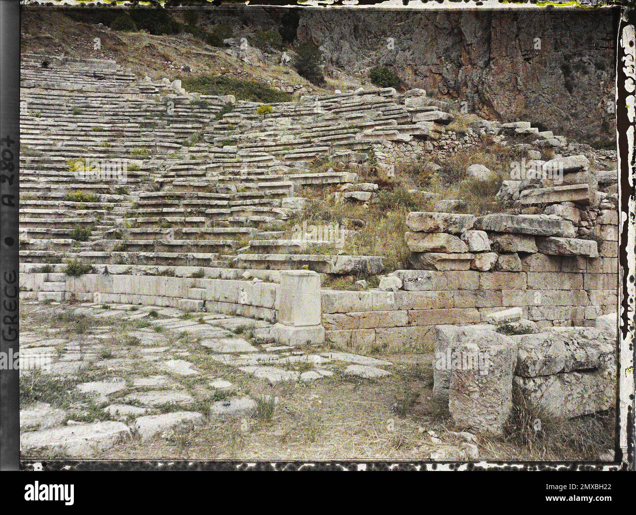 Archaeological vestige antiquity theater habitat architecture hi-res ...