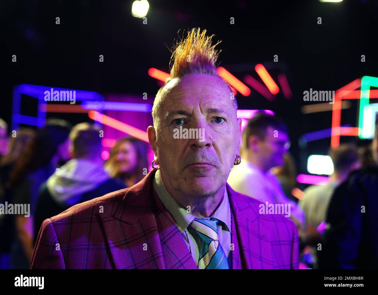 John Lydon of Public Image Ltd attends The Late Late show Eurosong ...