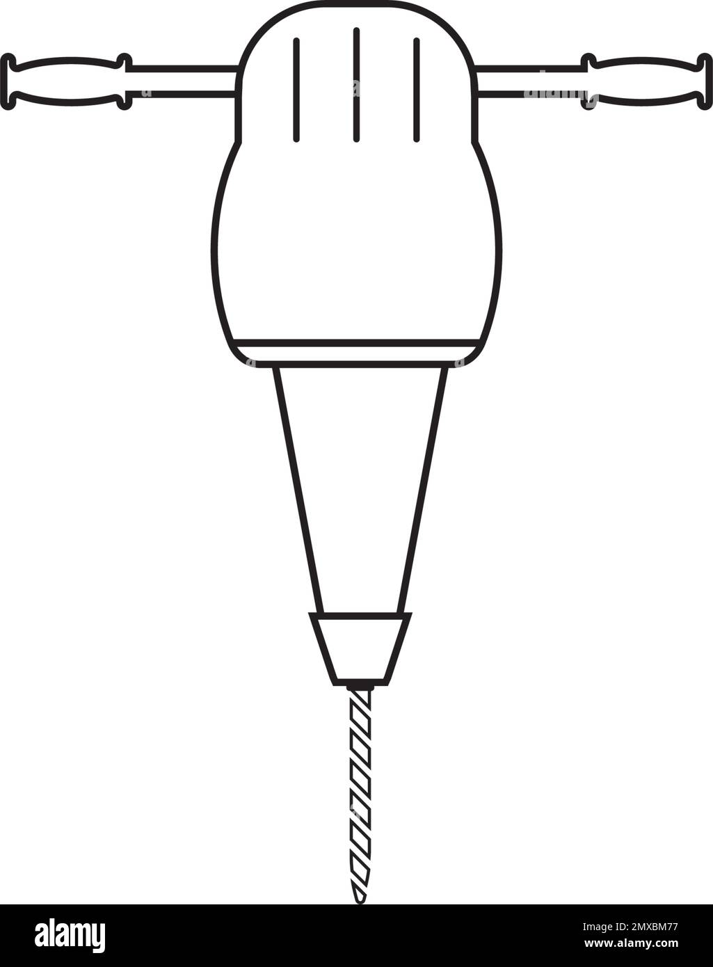 Drill tool icon vector illustration,construction icon and background ...