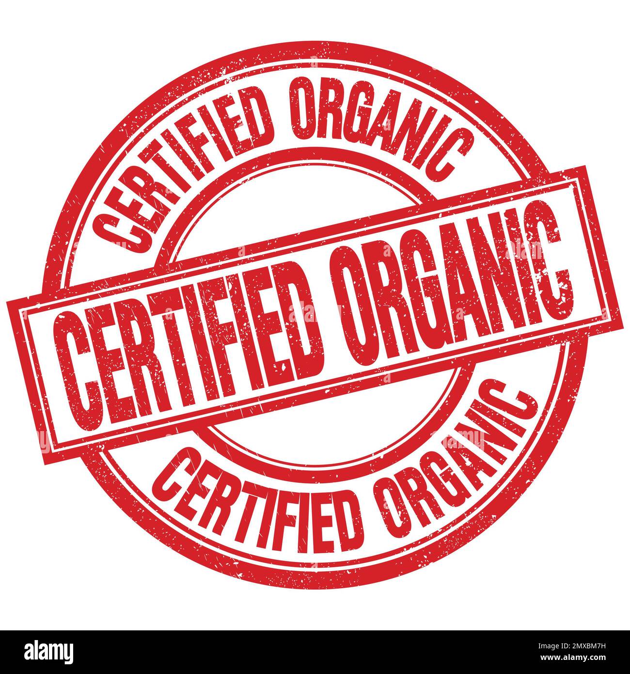 CERTIFIED ORGANIC text written word on red round stamp sign Stock Photo ...