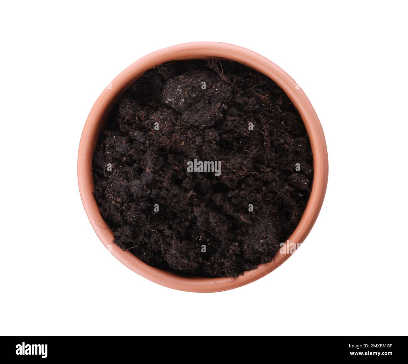 Soil pottery top view Cut Out Stock Images & Pictures - Alamy