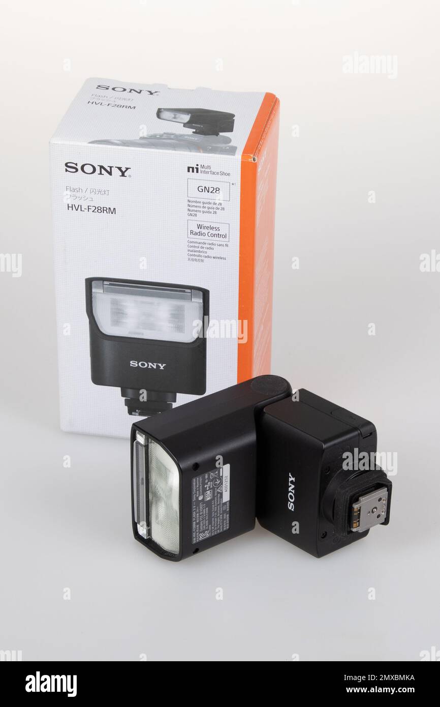 Bordeaux , Aquitaine France - 20 01 2023 : Sony flash F28 RM cobra ...