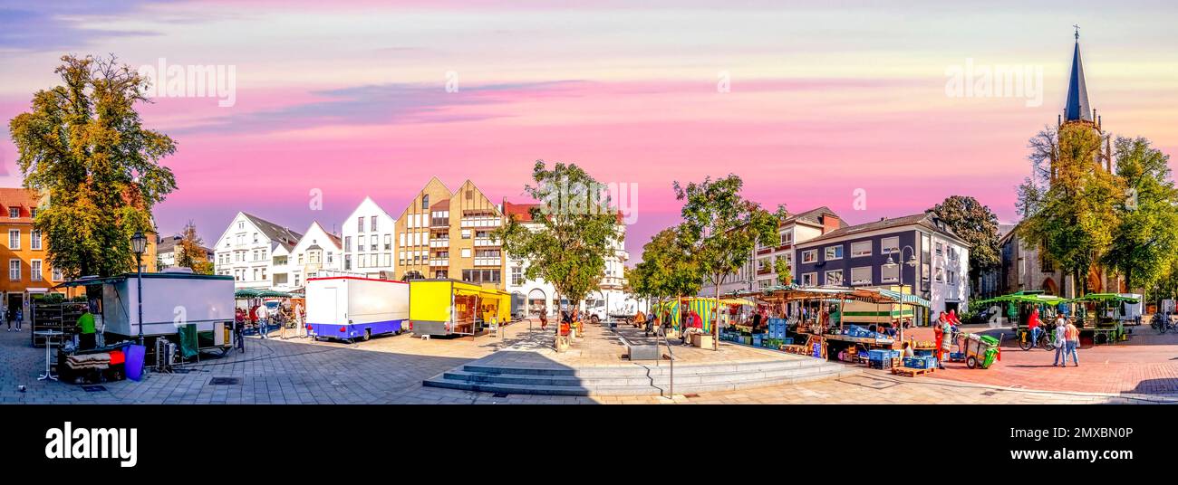 Old city of Guetersloh, germany Stock Photo - Alamy