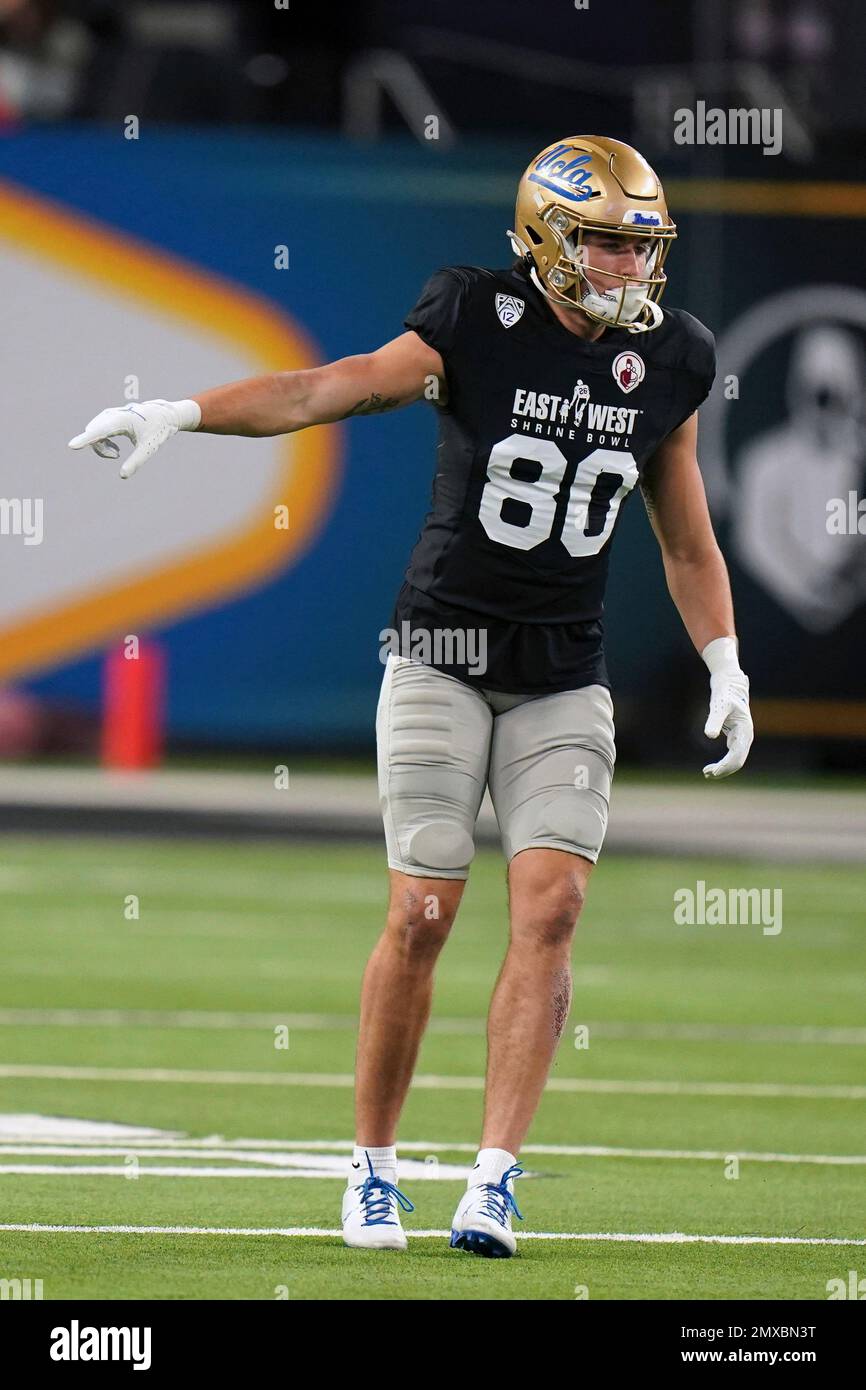 UCLA wide receiver Jake Bobo during the East West Shrine Bowl game on ...