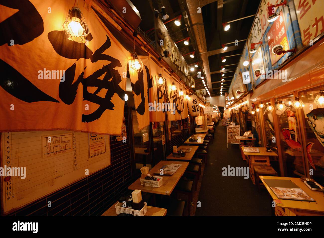 Bars and Izakayas under the JR elevated tracks between the Yurakucho ...