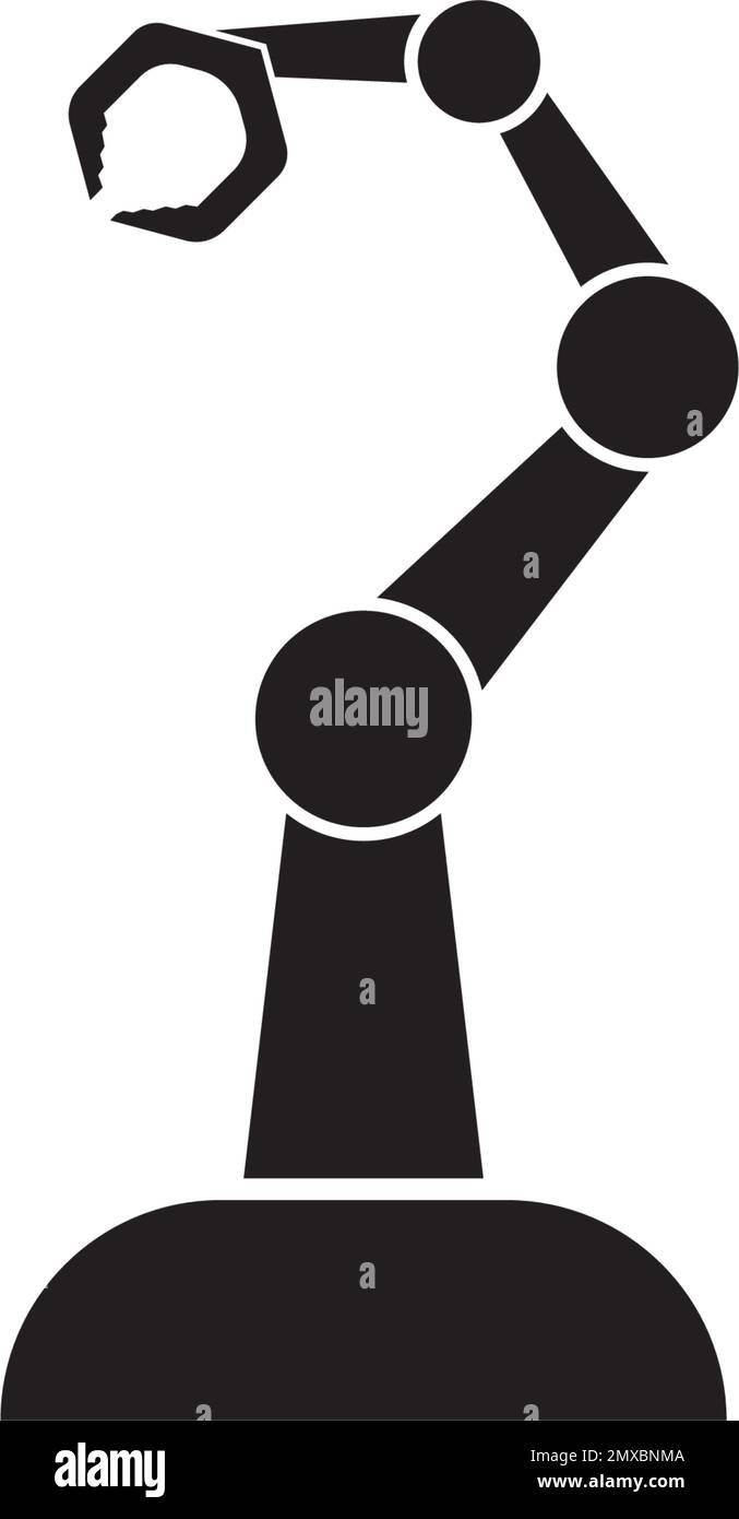 Industrial robot icon vector design,mechanical robot arm icon Stock ... Industrial robot icon vector design,mechanical robot arm icon Stock ...
