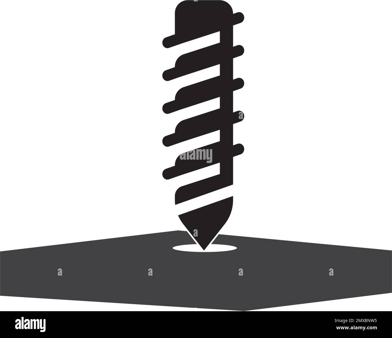 Drill tool icon vector illustration,construction icon and background ...