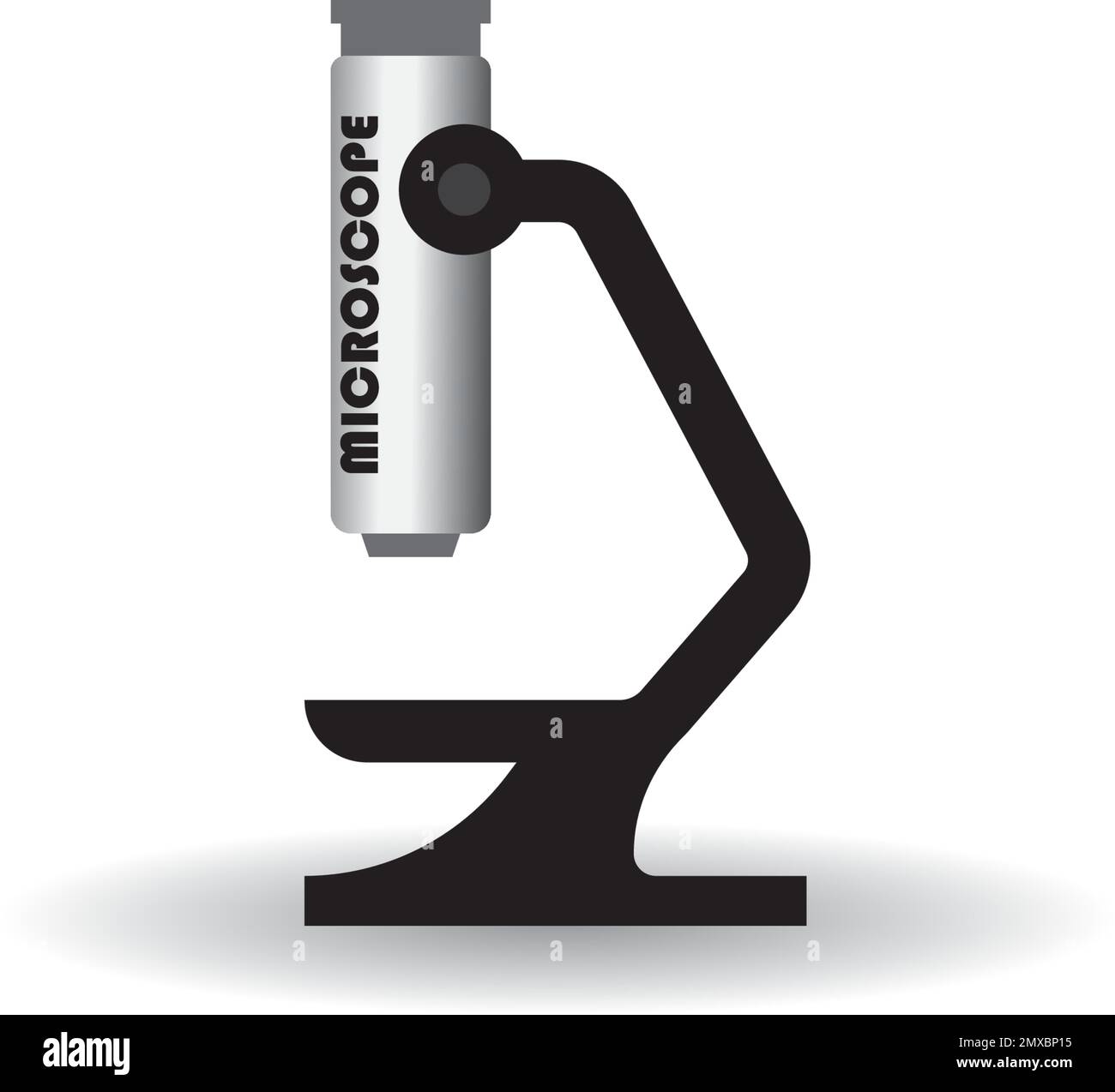 Microscope icon vector, logo design illustration and Medical background ...