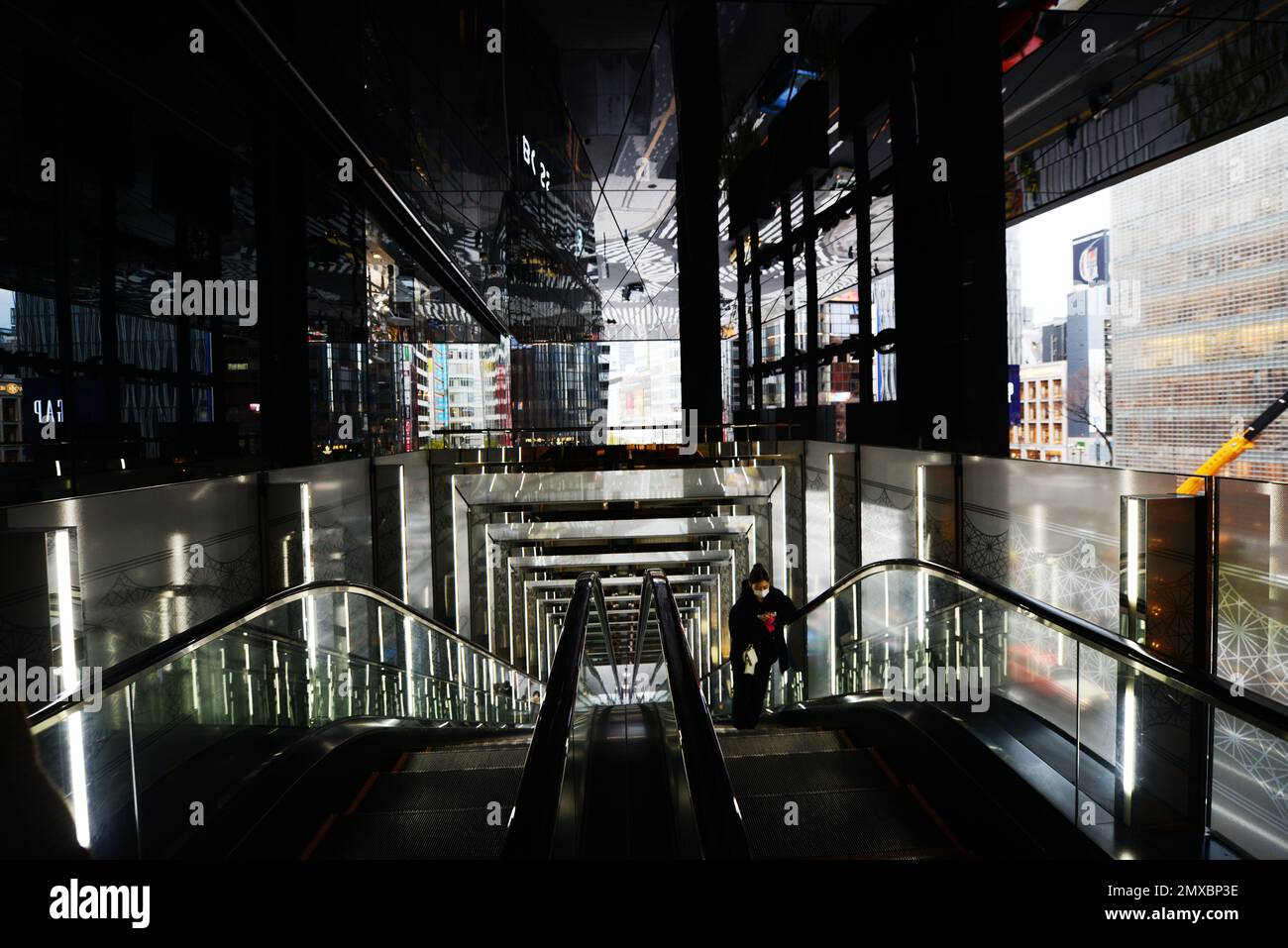 The modern Tokyu plaza shopping mall in Ginza, Tokyo, Japan Stock Photo ...
