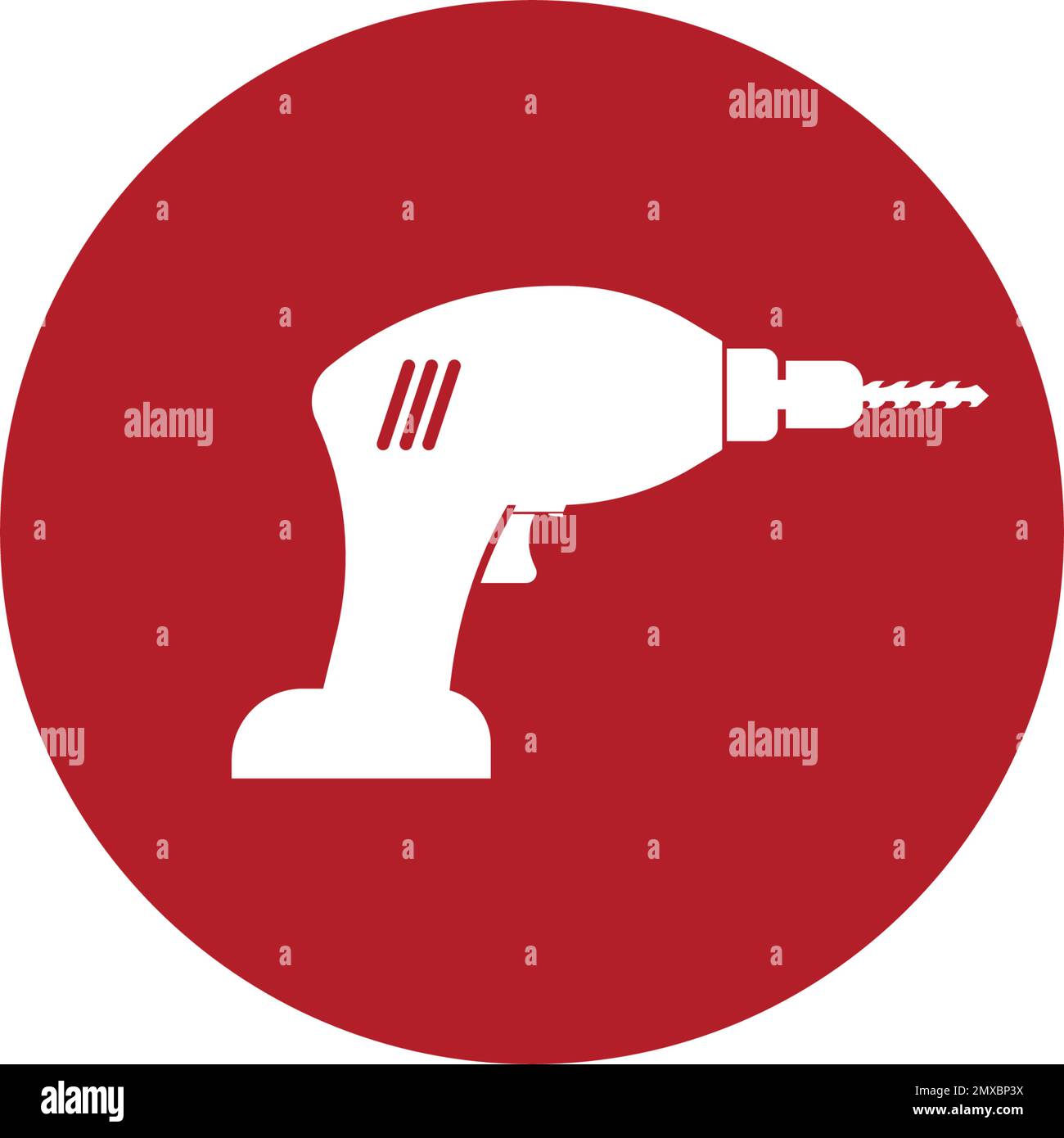 Drill tool icon vector illustration,construction icon and background ...