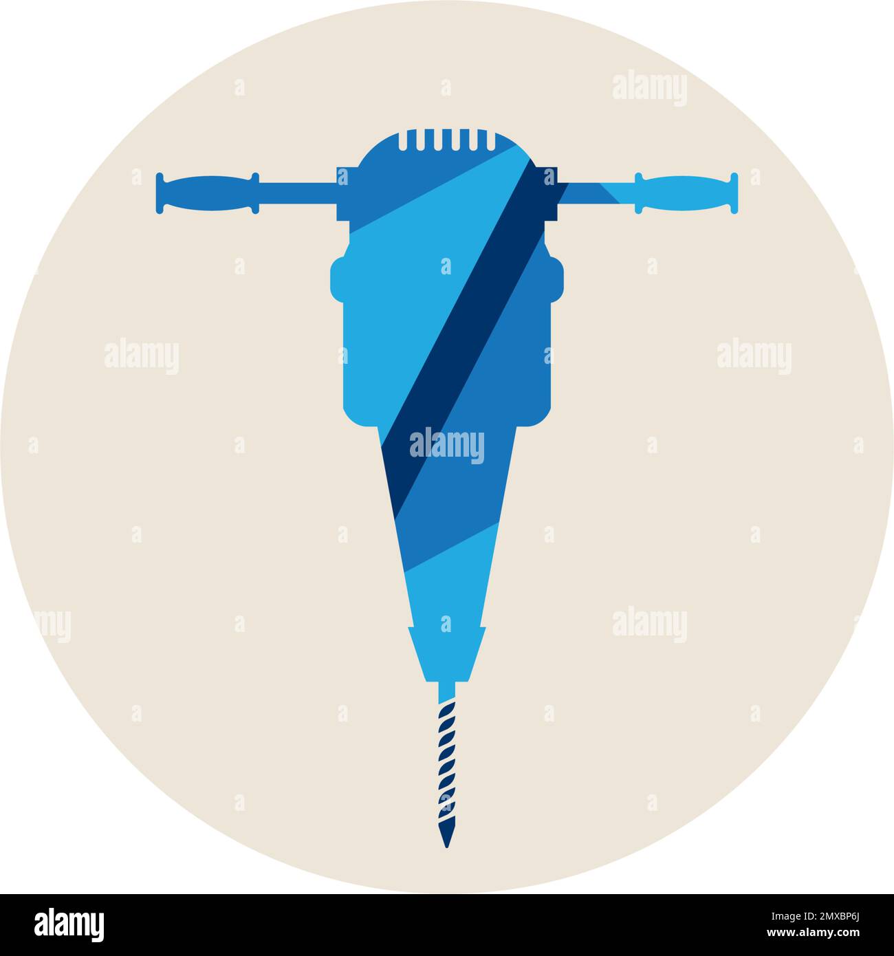 Drill tool icon vector illustration,construction icon and background ...