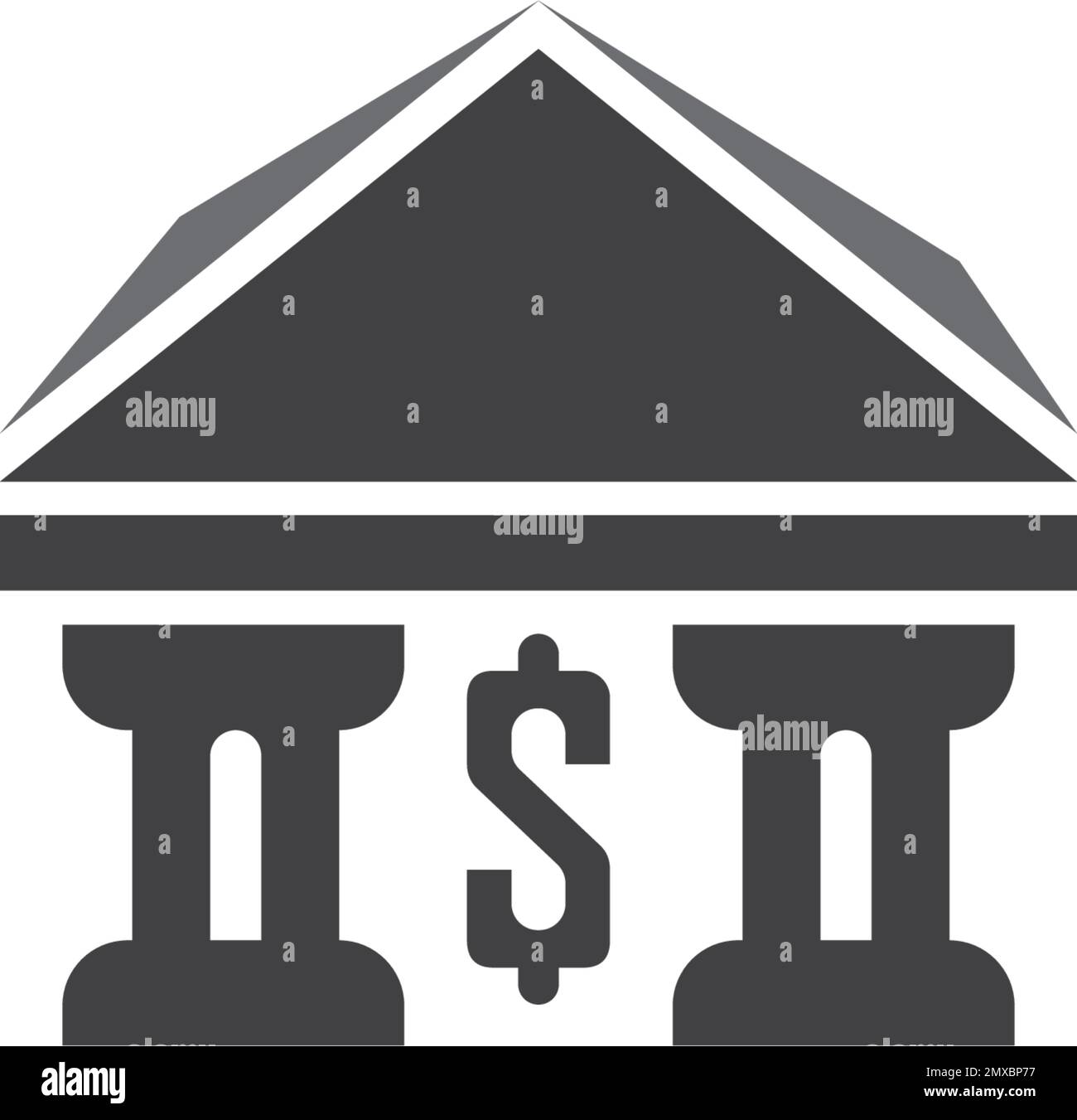 Office building sign icon in flat style. Apartment vector illustration ...