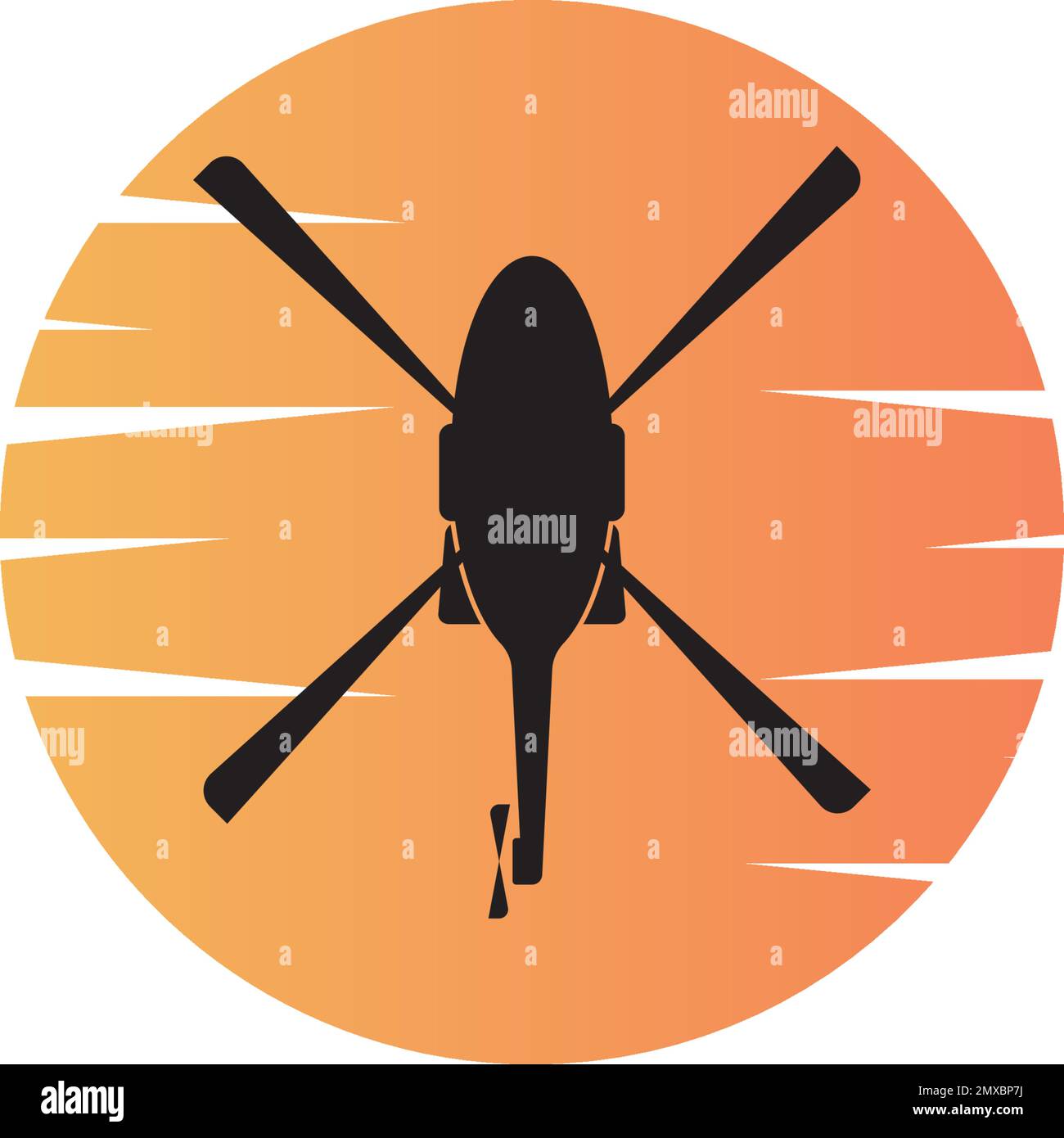 Helicopter logo design vector illustration background Stock Vector ...