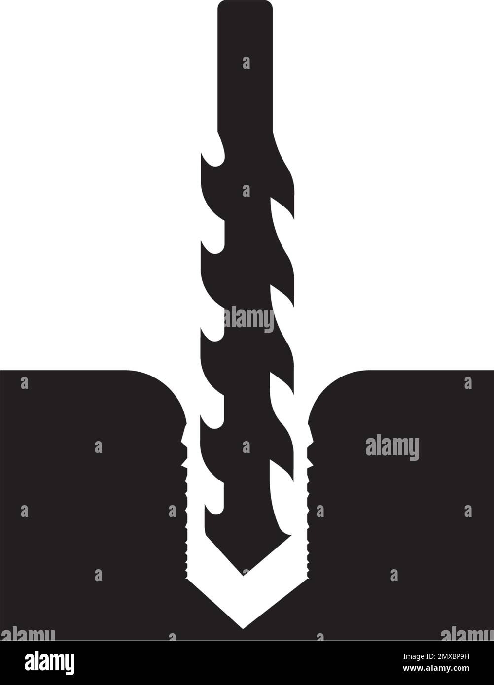 Drill tool icon vector illustration,construction icon and background ...