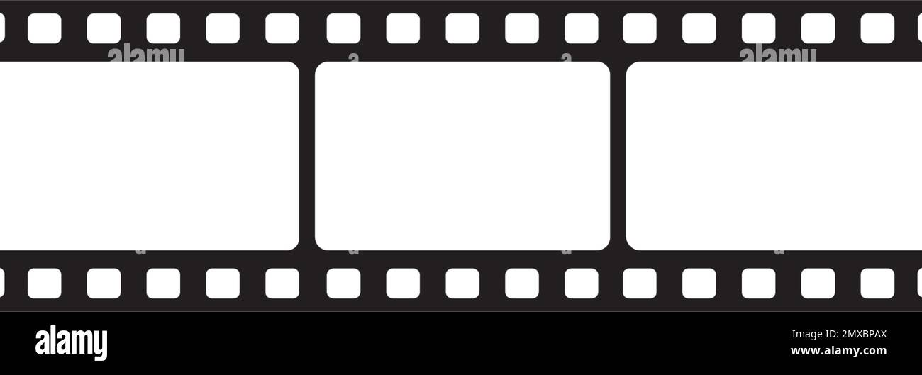 Film strip vector Black and White Stock Photos & Images - Alamy