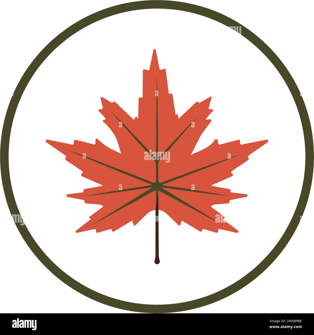 leaf icon vector design illustration template and background Stock ...