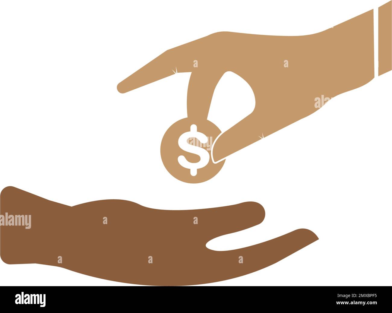 Donation vector icon,illustration logo design Stock Vector Image & Art ...