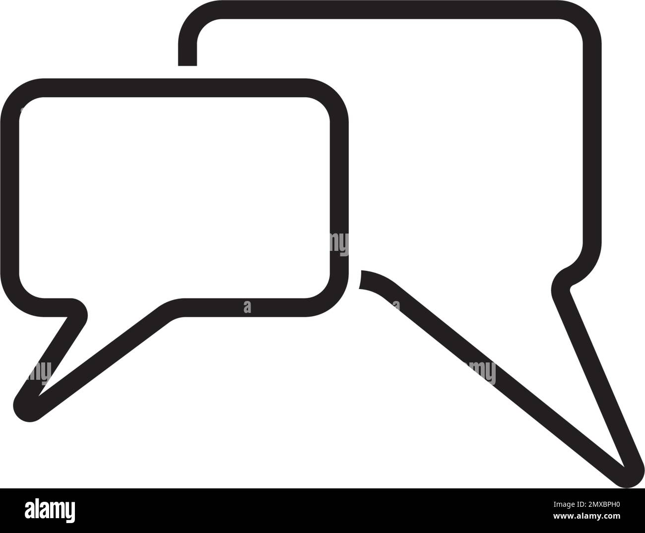 Speech bubble icon vector illustration logo design Stock Vector Image ...