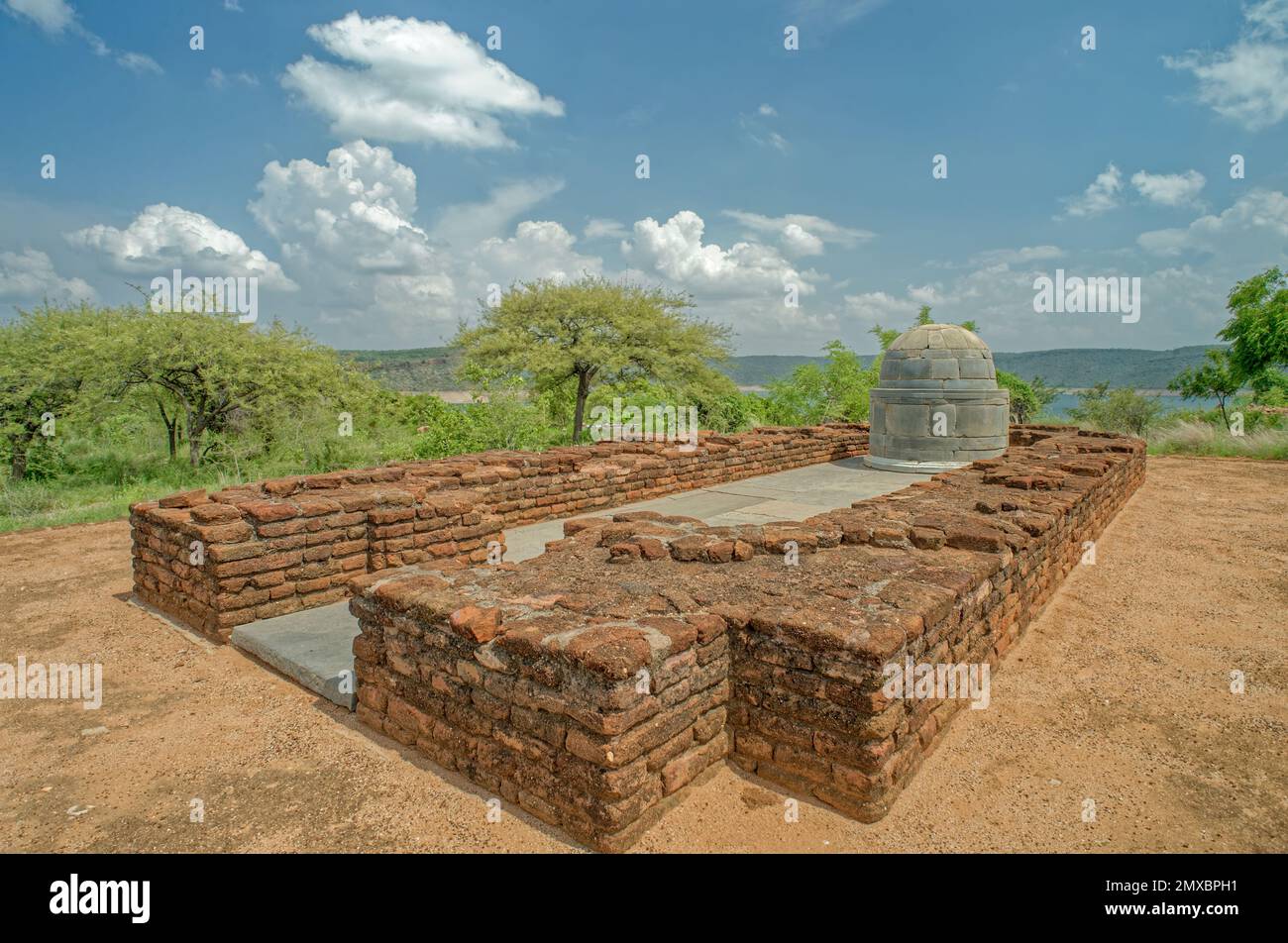 08 23 2015 3rd century A.D.Stupa and Ruins of Nagarjuna Konda ...
