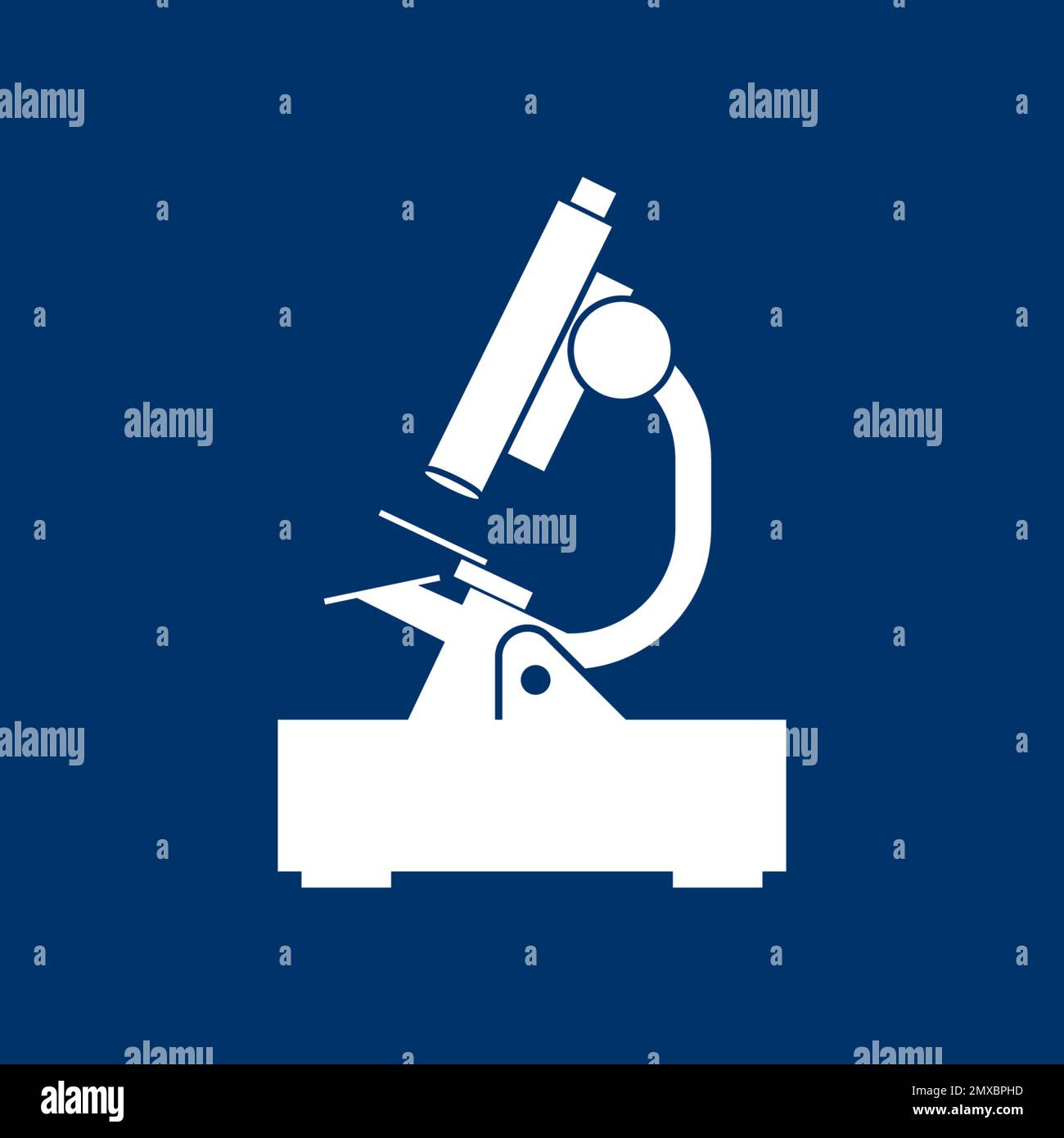 Microscope icon vector, logo design illustration and Medical background ...