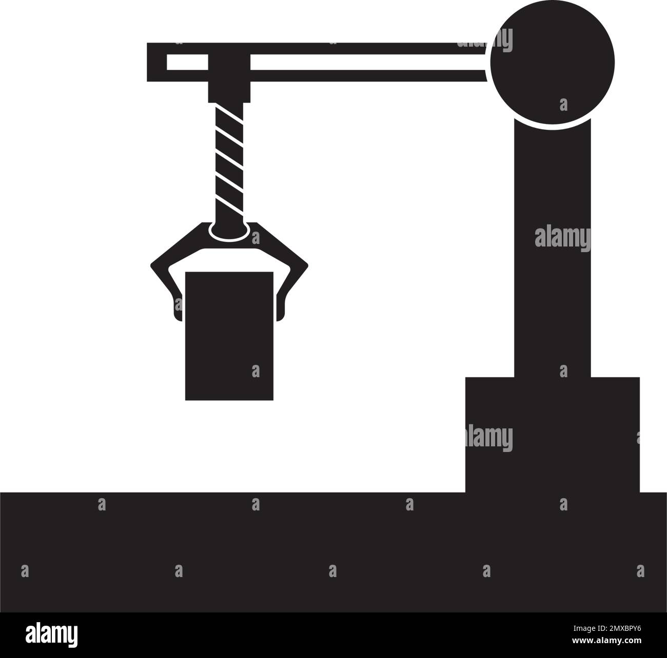Industrial robot icon vector design,mechanical robot arm icon Stock ... Industrial robot icon vector design,mechanical robot arm icon Stock ...