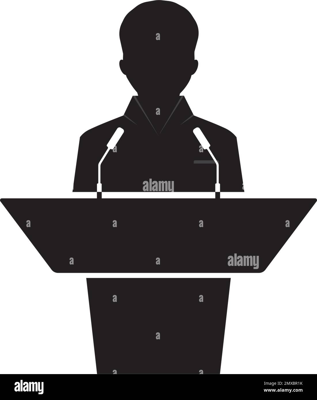 Public speaker icon vector design illustration Stock Vector Image & Art ...