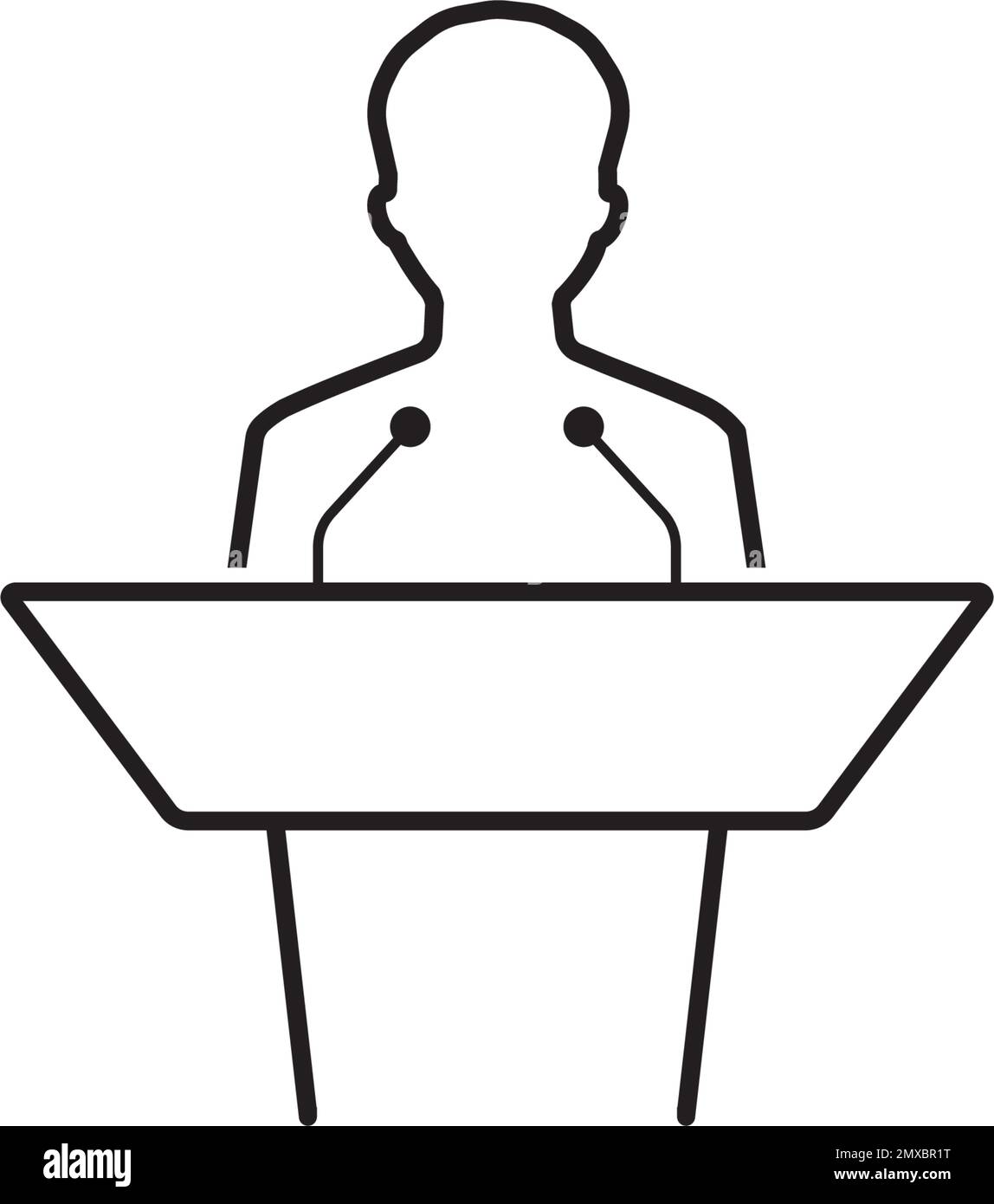 Public speaker icon vector design illustration Stock Vector Image & Art ...