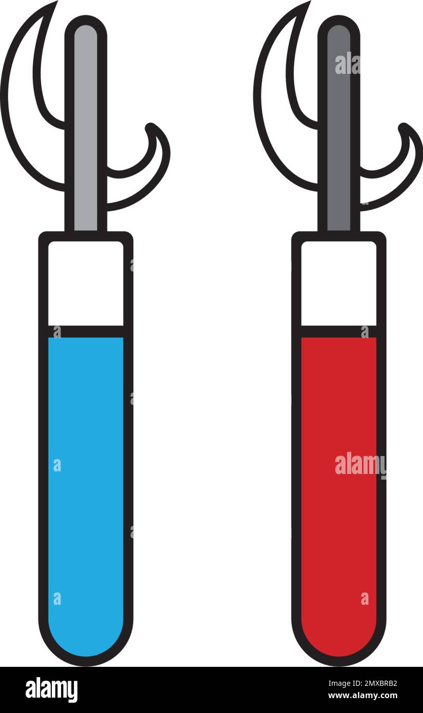 Tin opener icon vector illustration logo design Stock Vector Image ...