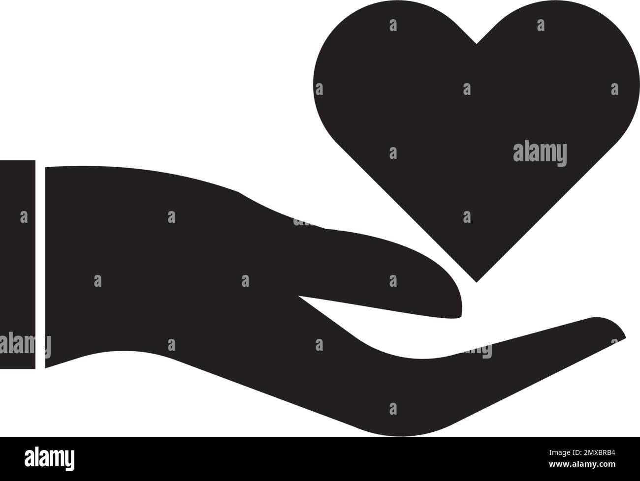 Donation vector icon,illustration logo design Stock Vector Image & Art ...