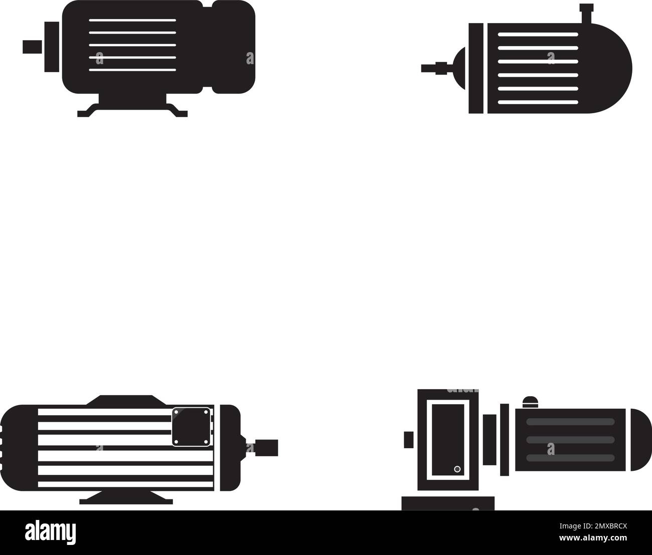 Electric motor icon vector illustration logo design Stock Vector Image ...