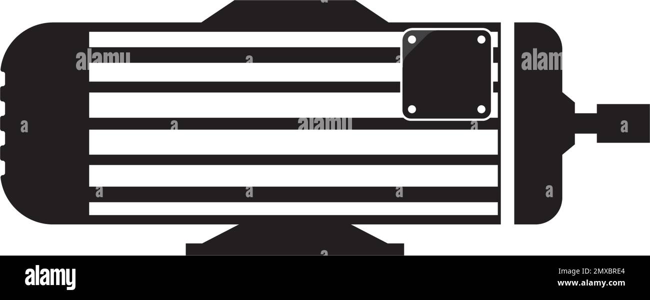 Electric motor icon vector illustration logo design Stock Vector Image ...
