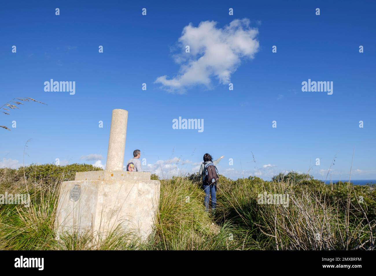 Punta de Ses Talaies, center of the battlefield, Son Carrio, location ...