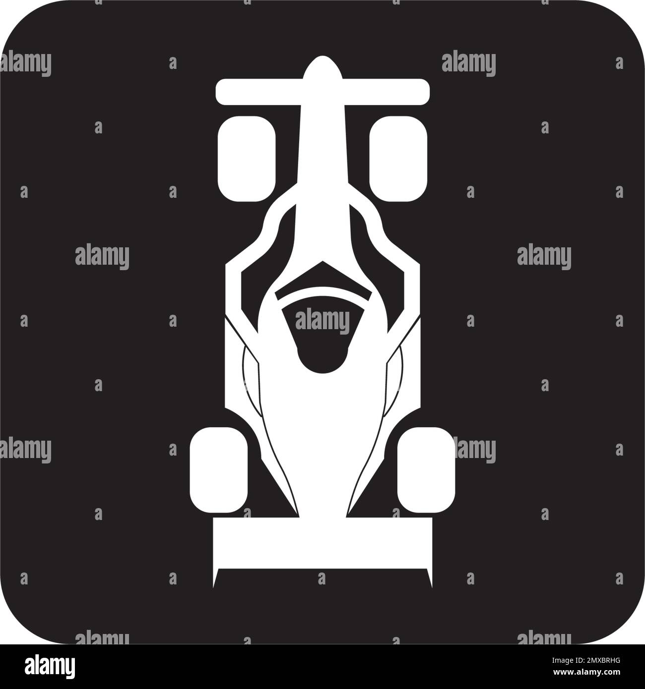 Racing Car Icon Simple Illustration Of Racing Car Vector Icon For Web Stock Vector Image And Art