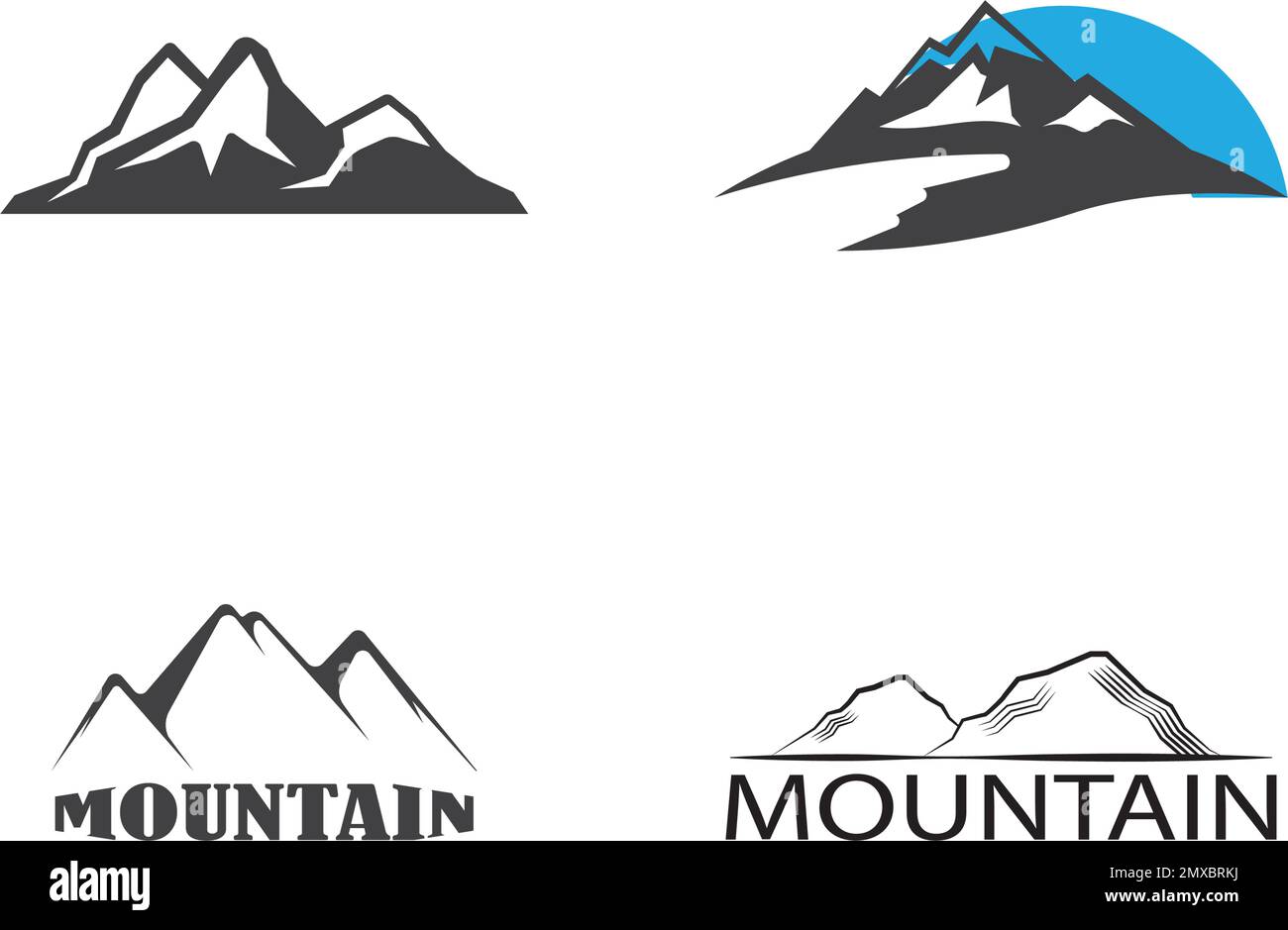 Mountain climbing expedition icon Cut Out Stock Images & Pictures - Alamy