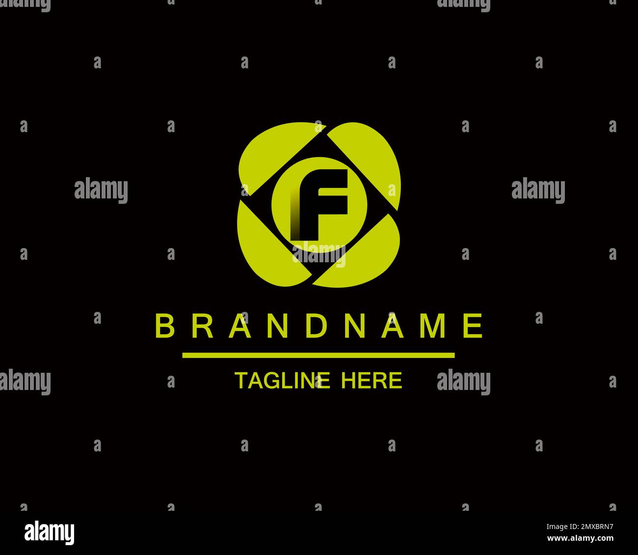 Initial Letter F Photography Logo Camera lens Concept. Capture Logo ...