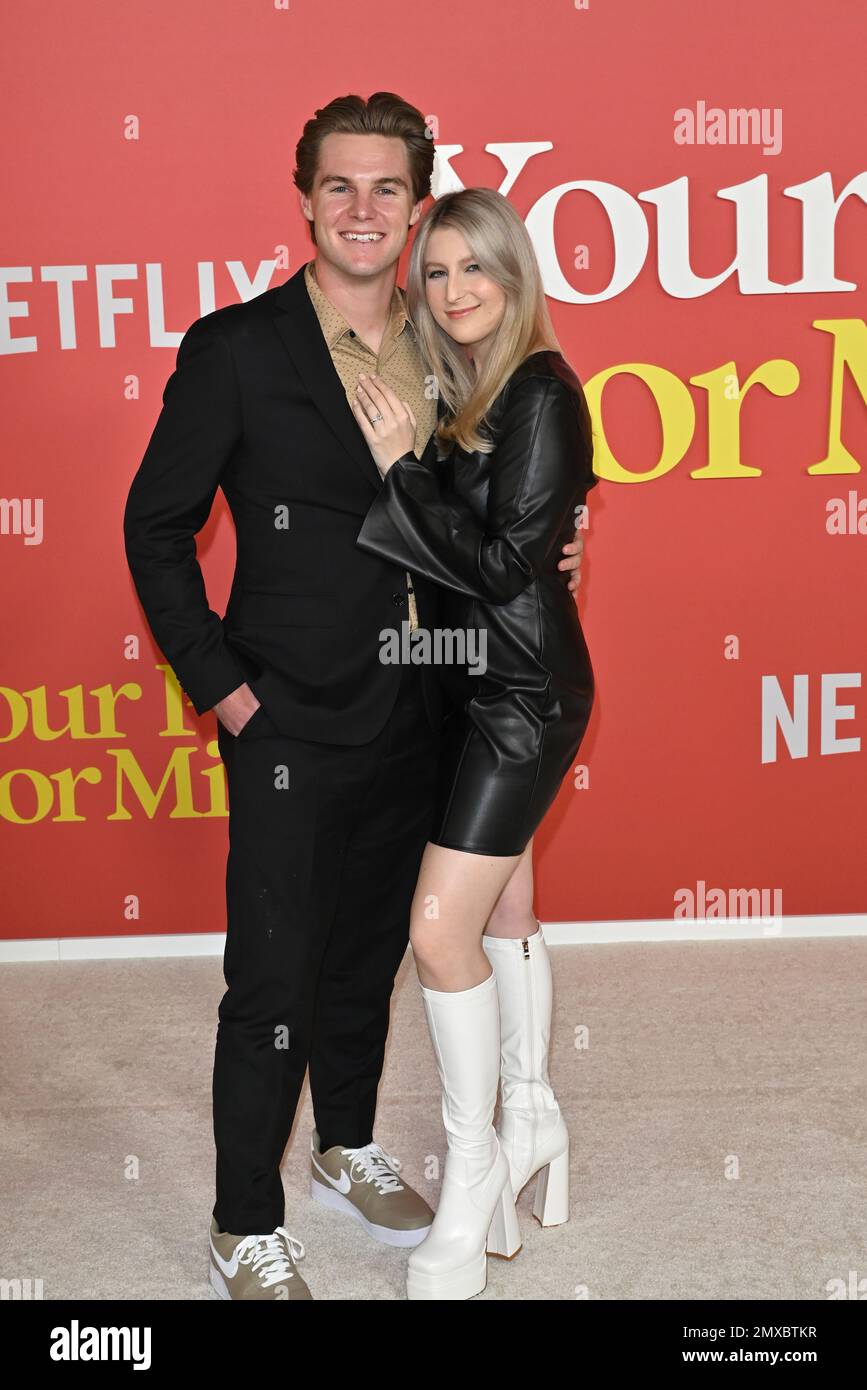 Los Angeles, USA. 02nd Feb, 2023. Hunter Leppard & Maya Leppard at the ...