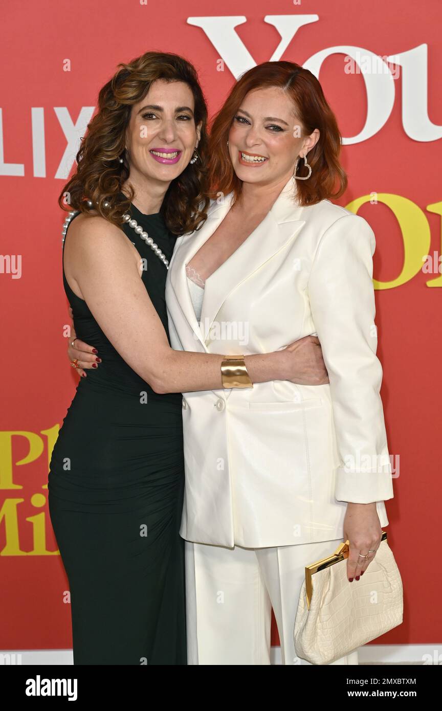 Los Angeles, USA. 02nd Feb, 2023. Aline Brosh McKenna & Rachel Bloom at ...