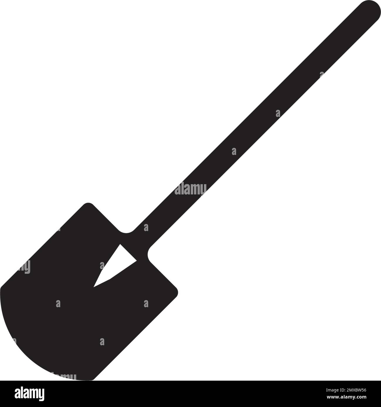 Vector snow shovel Black and White Stock Photos & Images - Alamy