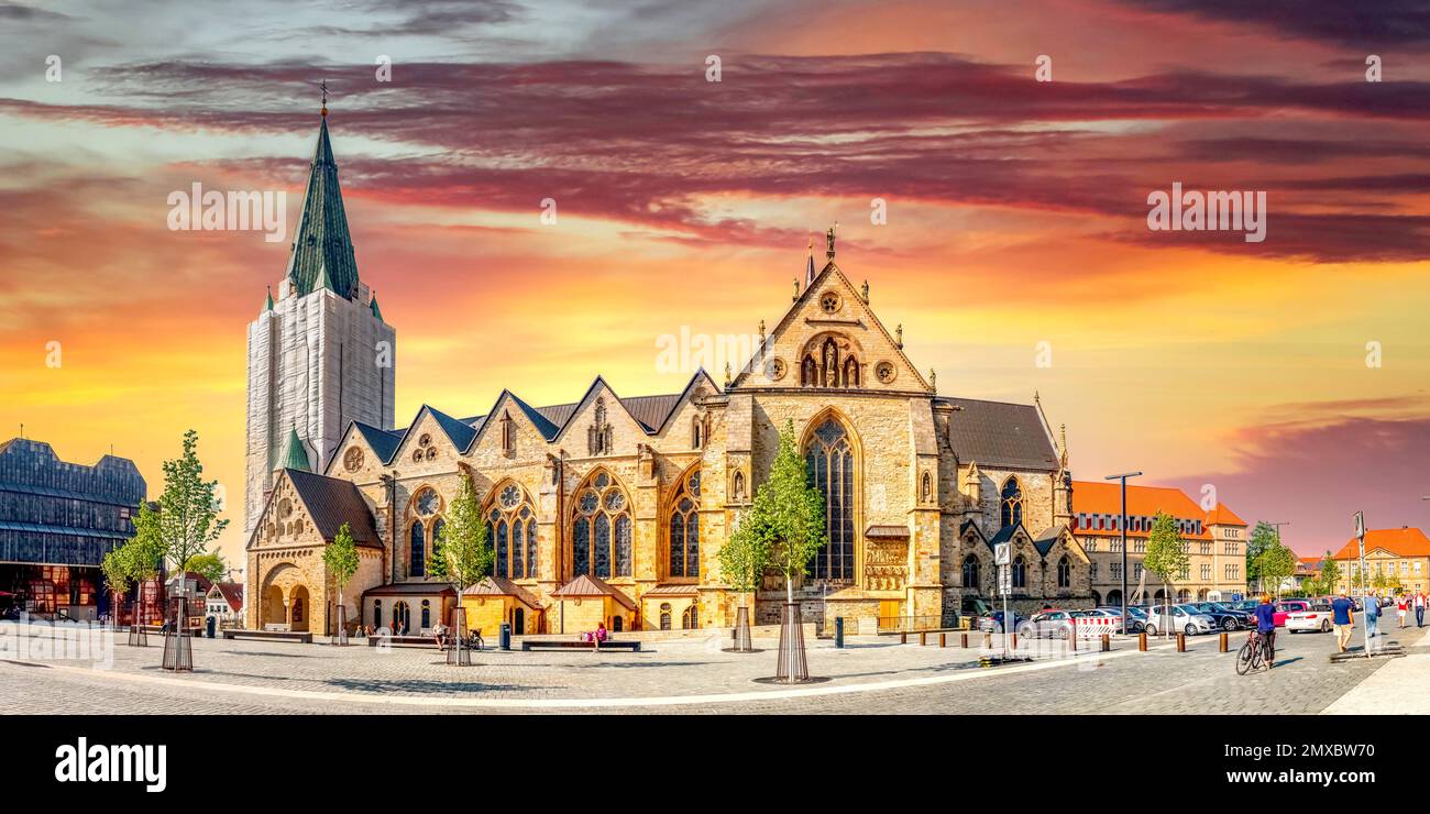 City hall square paderborn germany hi-res stock photography and images ...